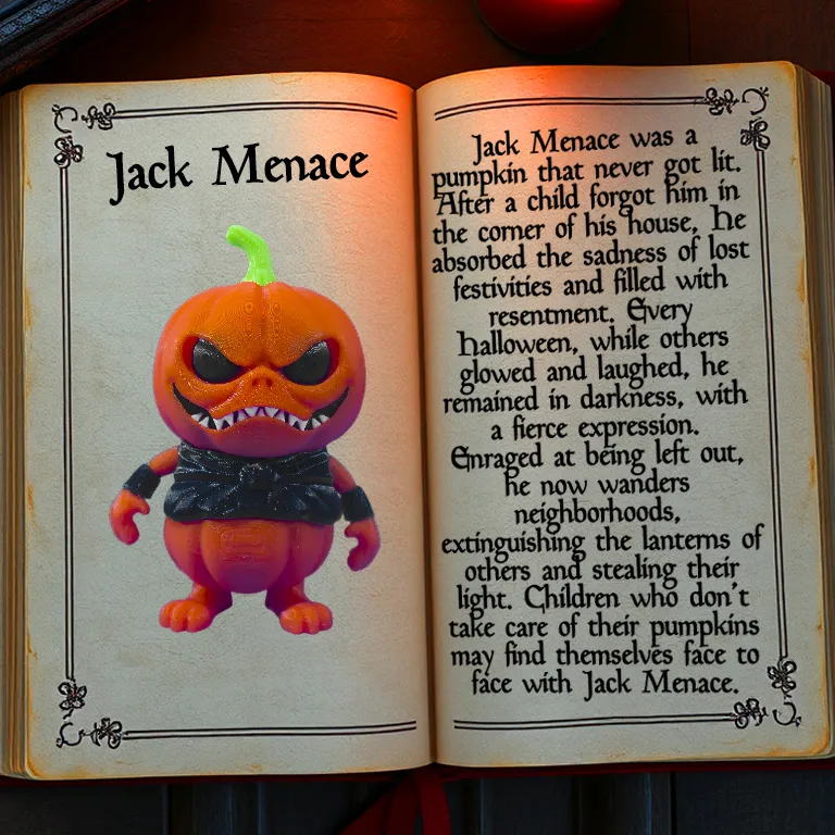 Jack Menace / Evil Pumpkin by Monster Forge - MakerWorld