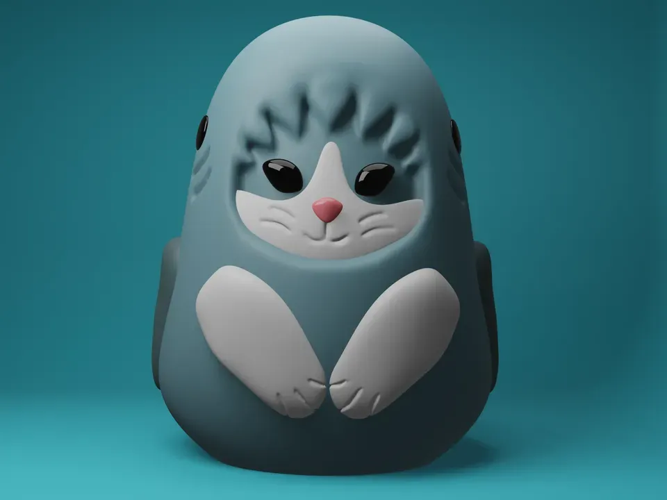 Shark Cat - Free 3D Print Model - MakerWorld
