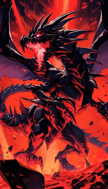 Yugioh Red Eyes Black Dragon Hueforge by Zorzet90 - MakerWorld