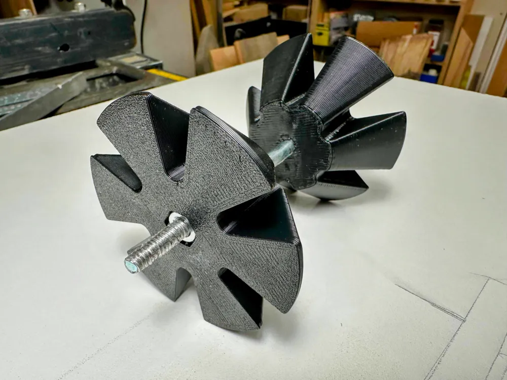 Multi-Diameter Filament Spool Drill Rewinder 1/4-20 Bolt - one piece ...