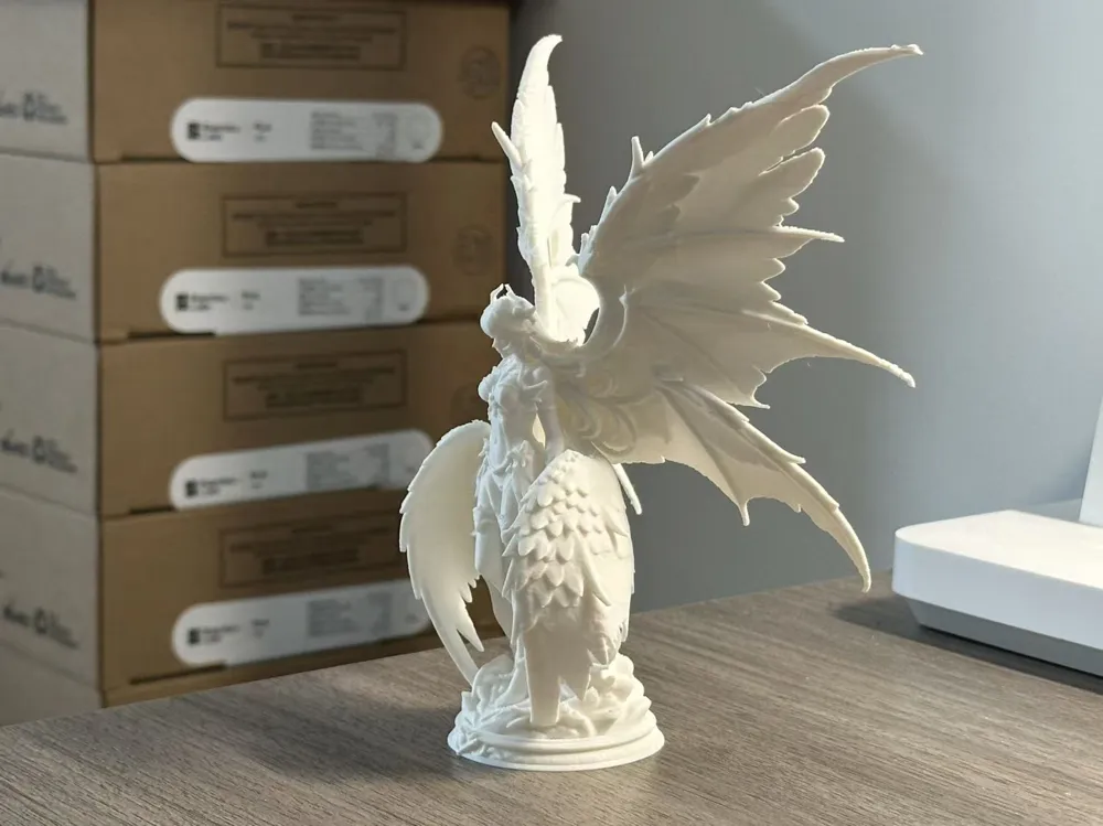 Angel Demon Girl High Detail Inverted Print - Free 3D Print Model ...