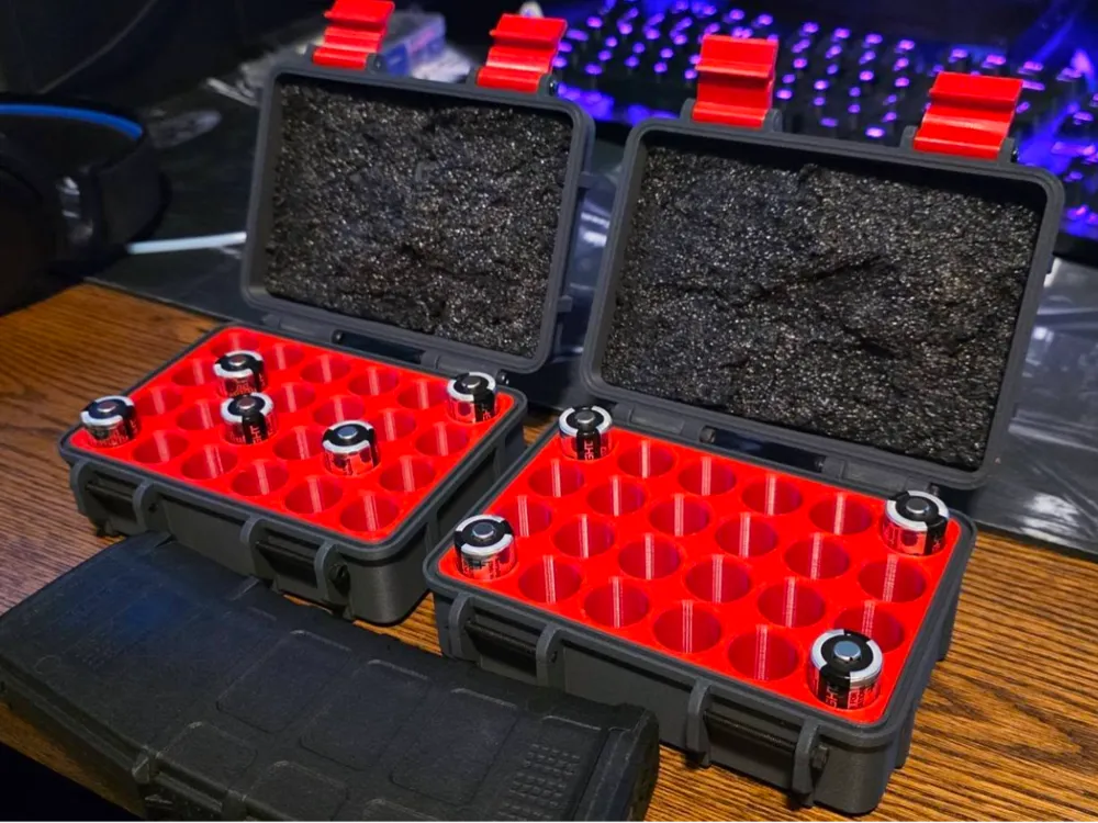 CR123 Battery Rugged Box - Free 3D Print Model - MakerWorld