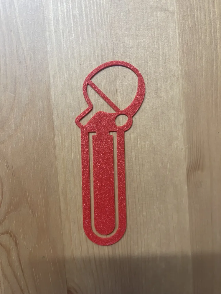 Table Tennis Bookmark - Free 3D Print Model - MakerWorld