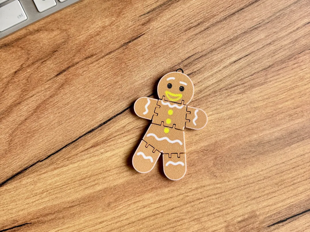 The Flexi Gingerbread Man by T.B.K.A. 3D Design MakerWorld: Download ...
