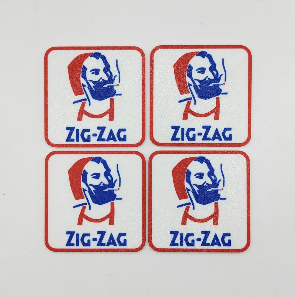 Zig Zag Rolling Paper Coasters - Free 3D Print Model - MakerWorld