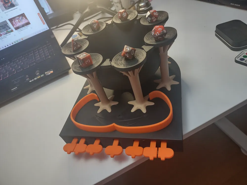 Automatic Dice Tower Cauldron by CarlThePumpkinMan - MakerWorld