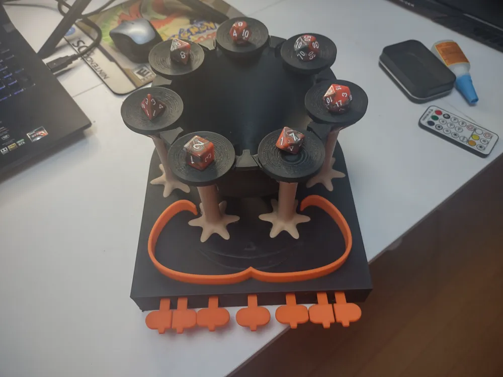 Automatic Dice Tower Cauldron by CarlThePumpkinMan - MakerWorld