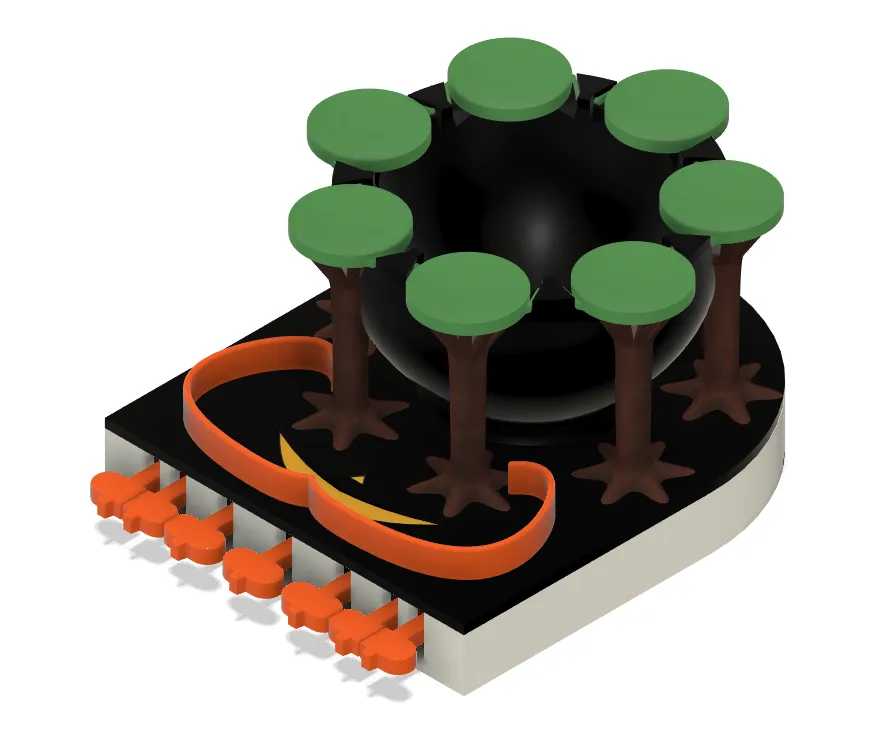 Automatic Dice Tower Cauldron by CarlThePumpkinMan - MakerWorld