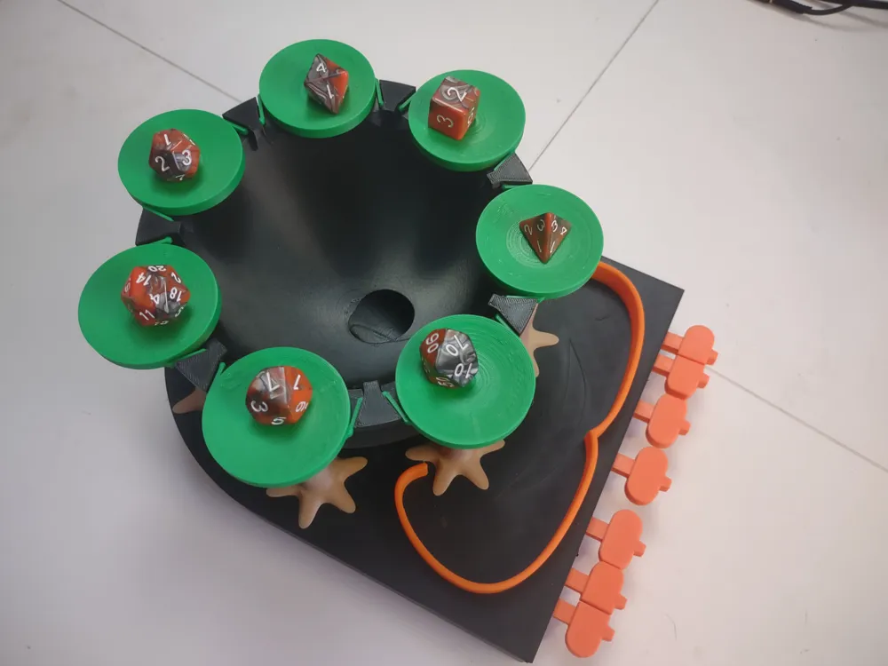 Automatic Dice Tower Cauldron by CarlThePumpkinMan - MakerWorld