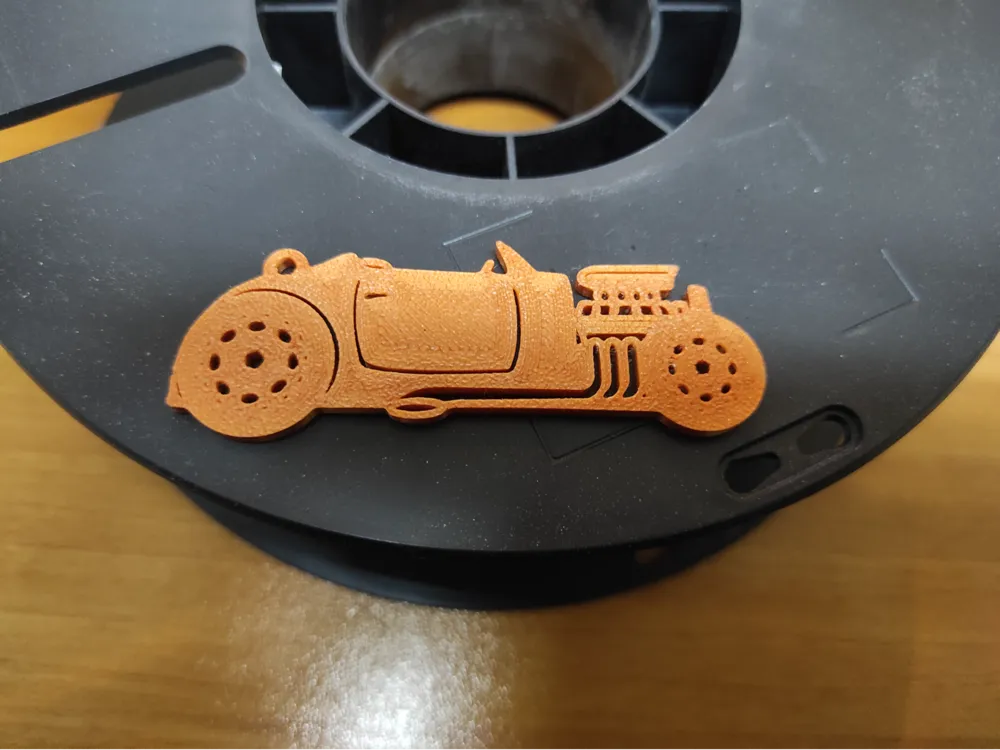HOT ROD KEYCHAIN by teo - MakerWorld