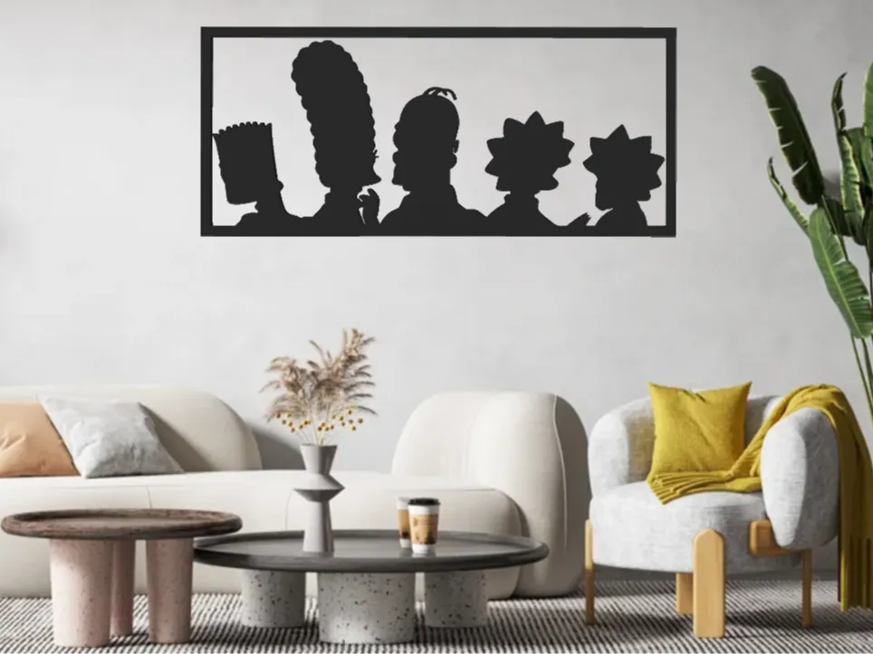 Marco - Siluetas de Los Simpson por ST3D MakerWorld: Descarga Modelos ...