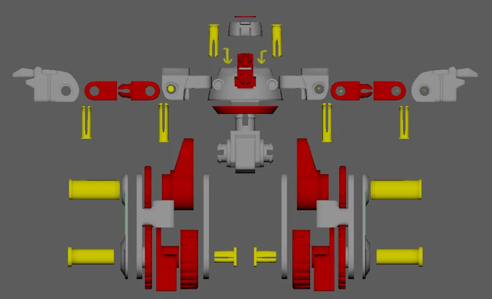 LadyBug - Transformable Robot Tank - V.3 by Gus Santome MakerWorld ...