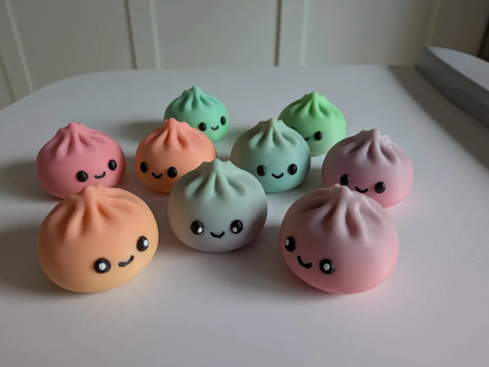 Bao Bun Dumpling - Free 3D Print Model - MakerWorld