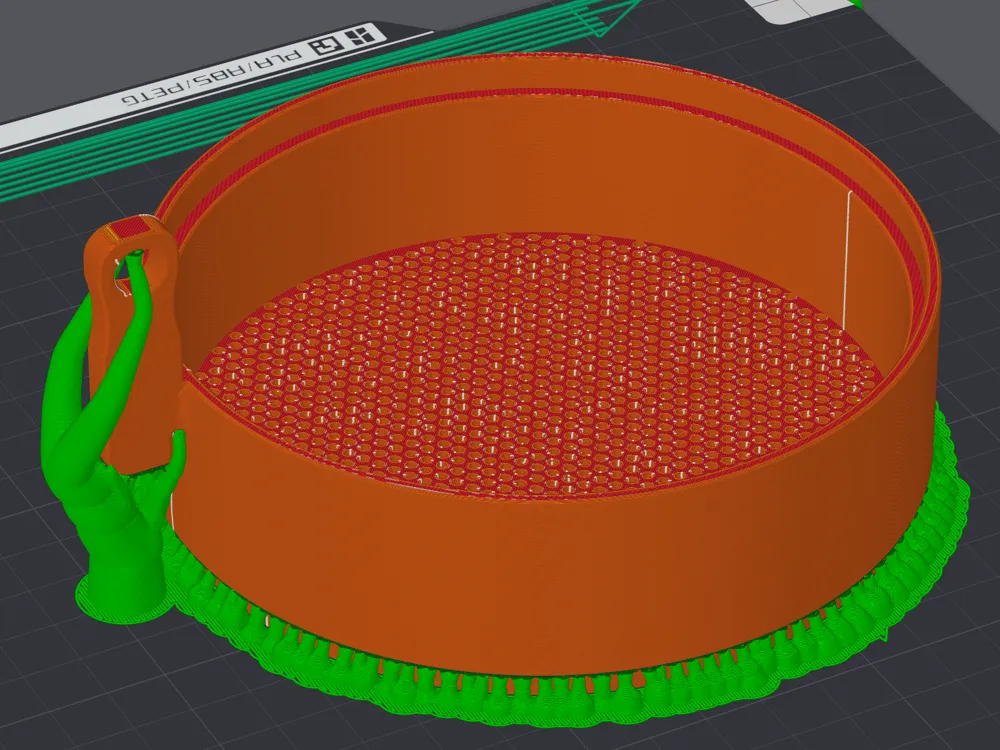 Stackable sieve with arm by user_1103122017 - MakerWorld