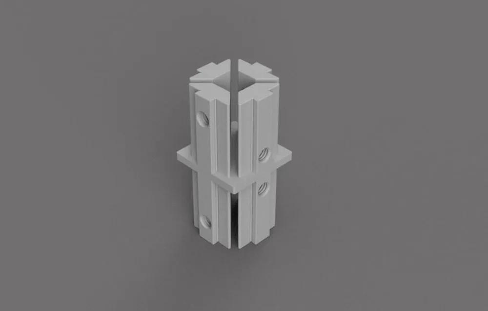 Linear Connector for 2020 Tslot Aluminium Profile - Free 3D Print Model ...