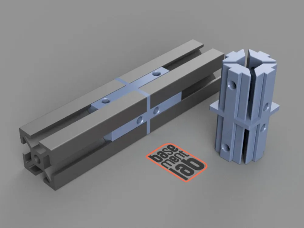 Linear Connector for 2020 Tslot Aluminium Profile - Free 3D Print Model ...