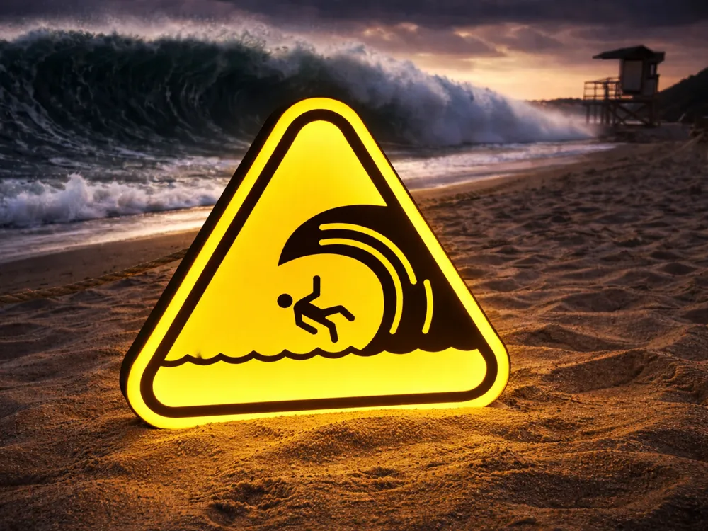 Tsunami-Warnleuchtkasten – Kostenloses 3D-Druckmodell – MakerWorld