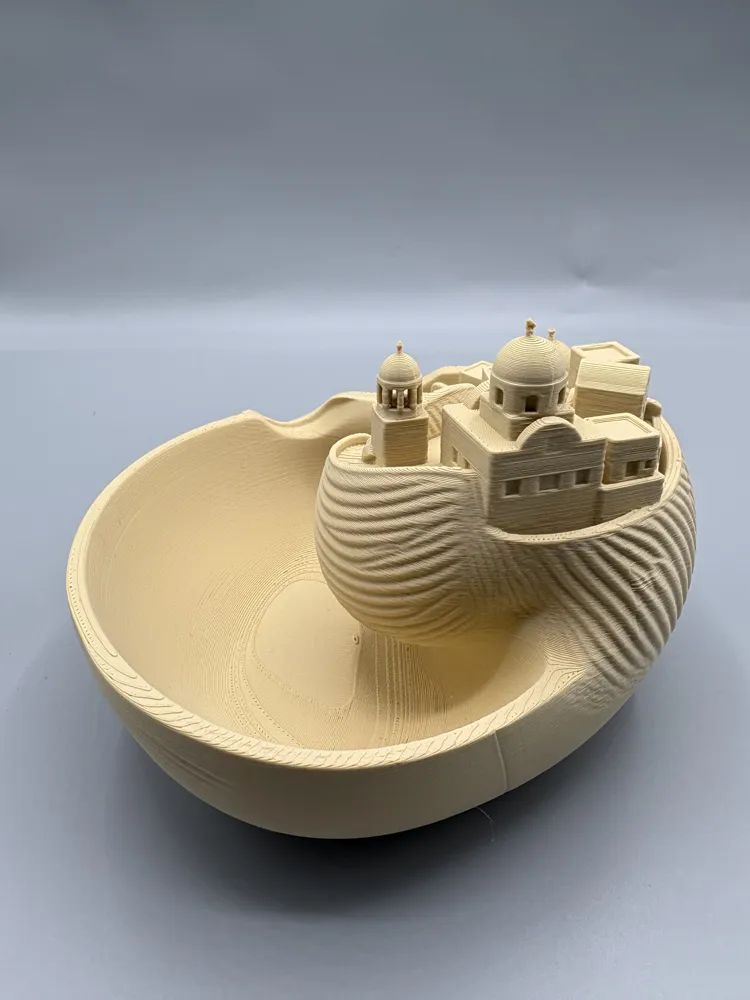 Santorini Catchall Coastal Seashell Key Bowl - Free 3D Print Model ...