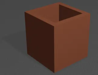 Minecraft Flower Pot - Free 3D Print Model - MakerWorld