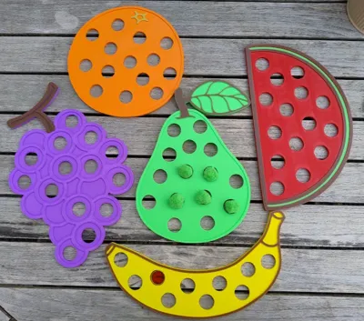 Fruit Sorting Activity by Juf Joni - MakerWorld
