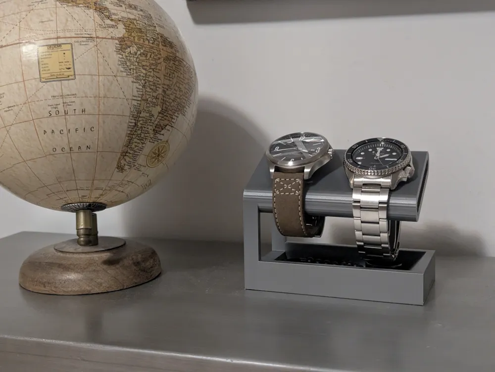 Modern Watch Stand | 2, 3, and 4 Watch Versions - Free 3D Print Model ...
