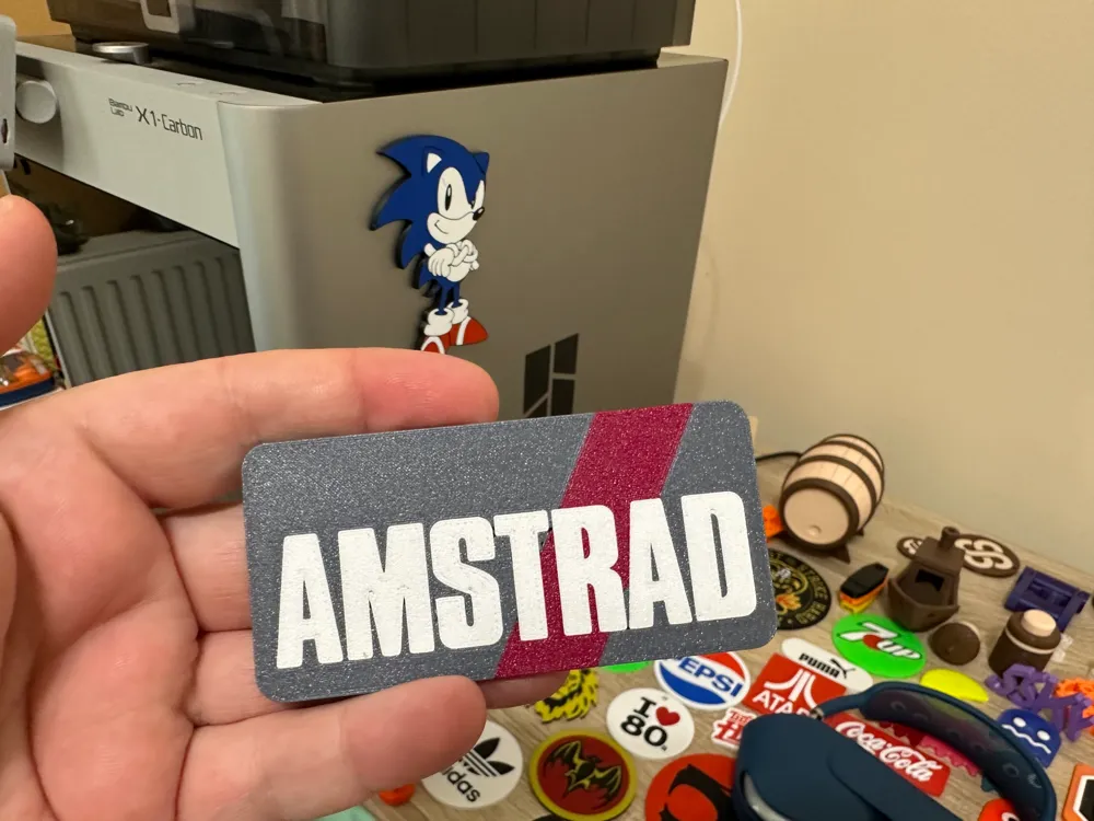 Amstrad logo by Stamatis Sarlis - MakerWorld