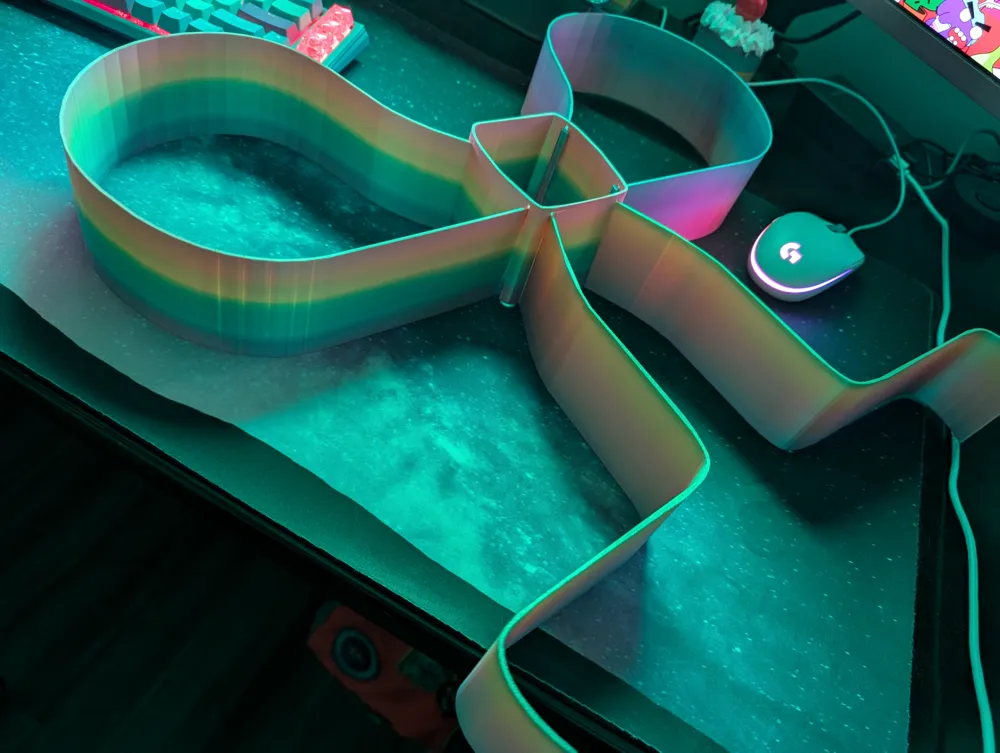 Bow Shaped Wall Shelf by Whitney Champion - MakerWorld