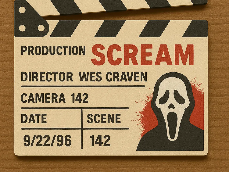 Scream Movie Clapper by 3DPrintsForYou MakerWorld: Download Free 3D Models