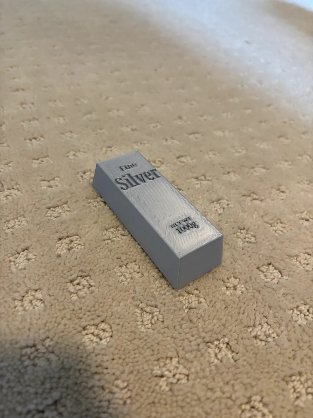 Silver Bar by Who Dey Prints - MakerWorld