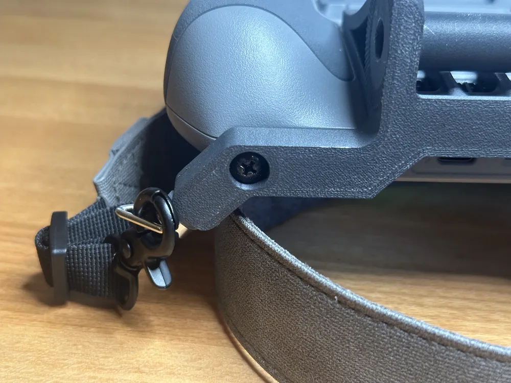 ergonomic DJI RC2 Neck Strap Base / Stand by Made.In.MeidlingMakerWorld ...