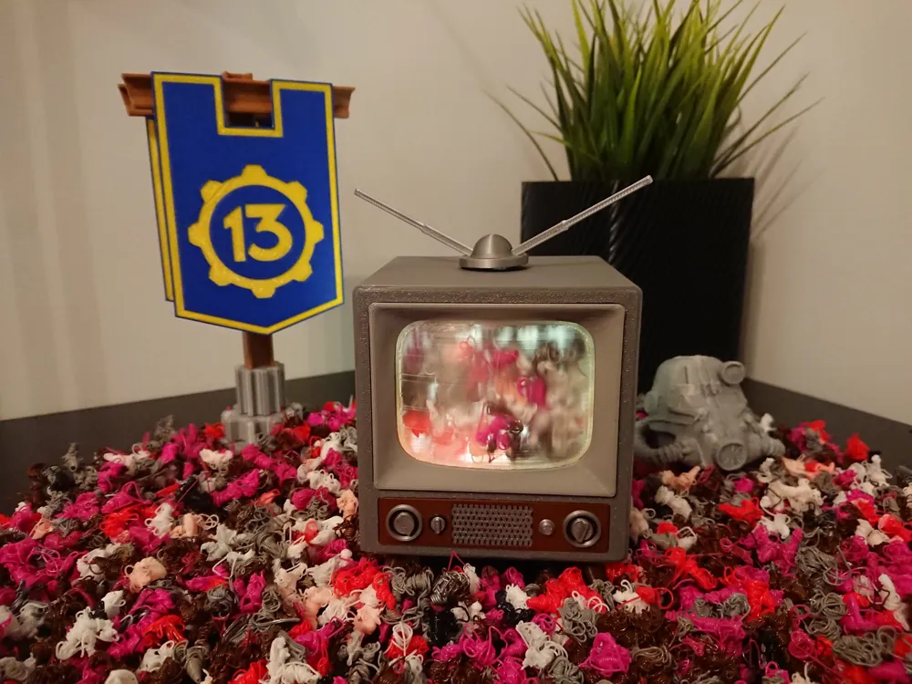 Radiation King Poop TV Light by mkl3D MakerWorld: Download Free 3D Models