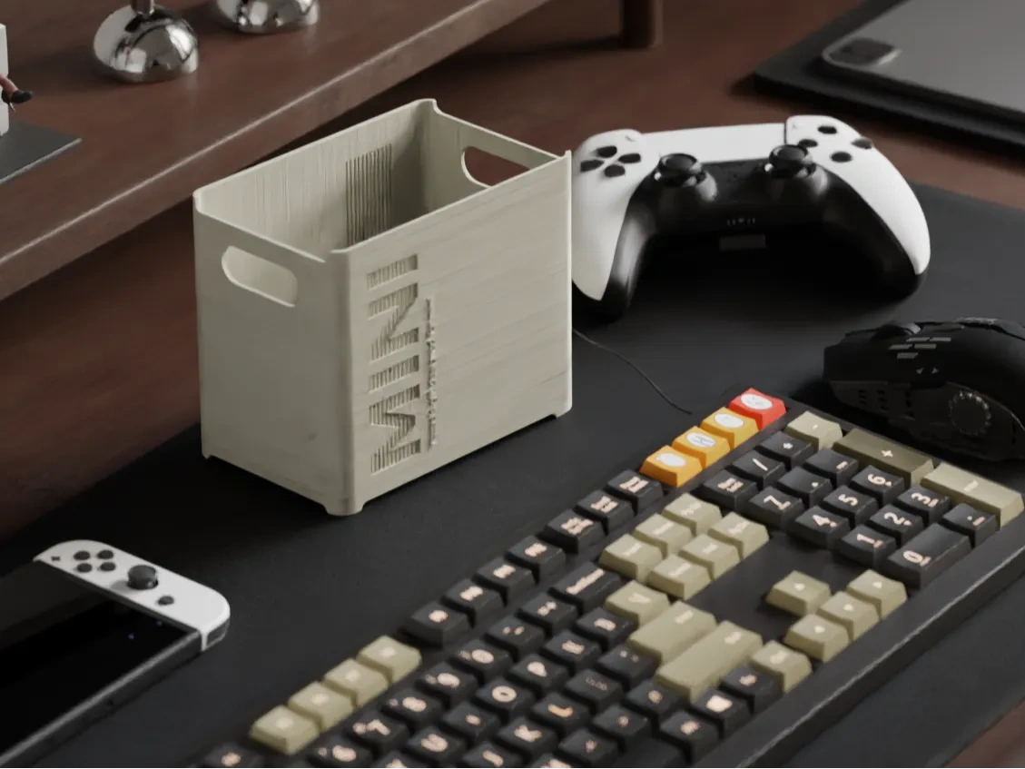 Desktop Mini Storage Bin by YEZAO - MakerWorld