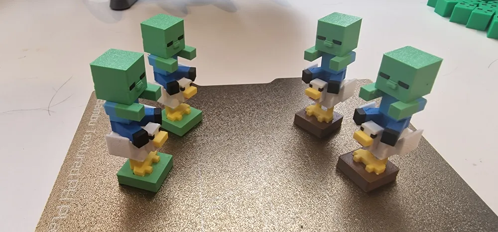 Minecraft Figure - Chicken Jockey (Chicken Rider) by Christian ...