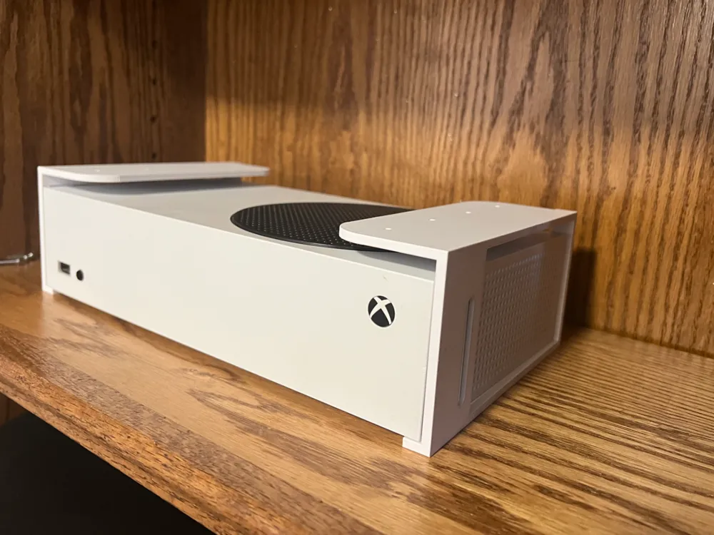 Xbox S under desk mount by SimpleMan MakerWorld: Download Free 3D Models