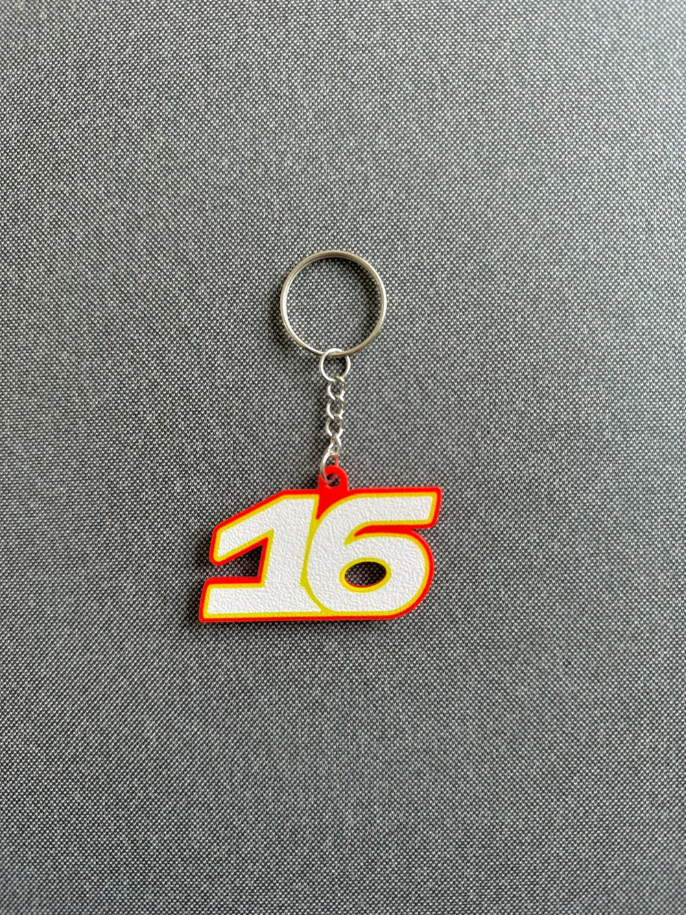 F1 LECLERC 16 FERRARI KEYCHAIN by Vaperland 2.0 - MakerWorld