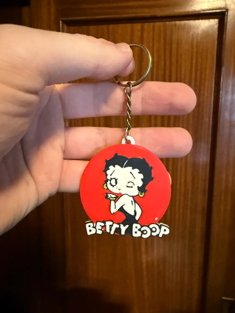 Keychain Betty Boop by Mysstra hueforge 3Dart - MakerWorld