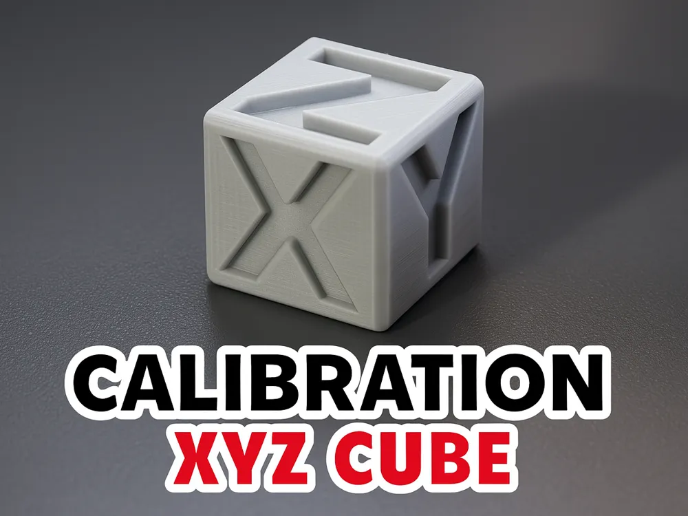 XYZ Calibration Cube - Free 3D Print Model - MakerWorld