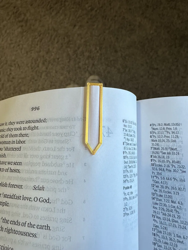 Handy Bookmark for all your books - Free 3D Print Model - MakerWorld