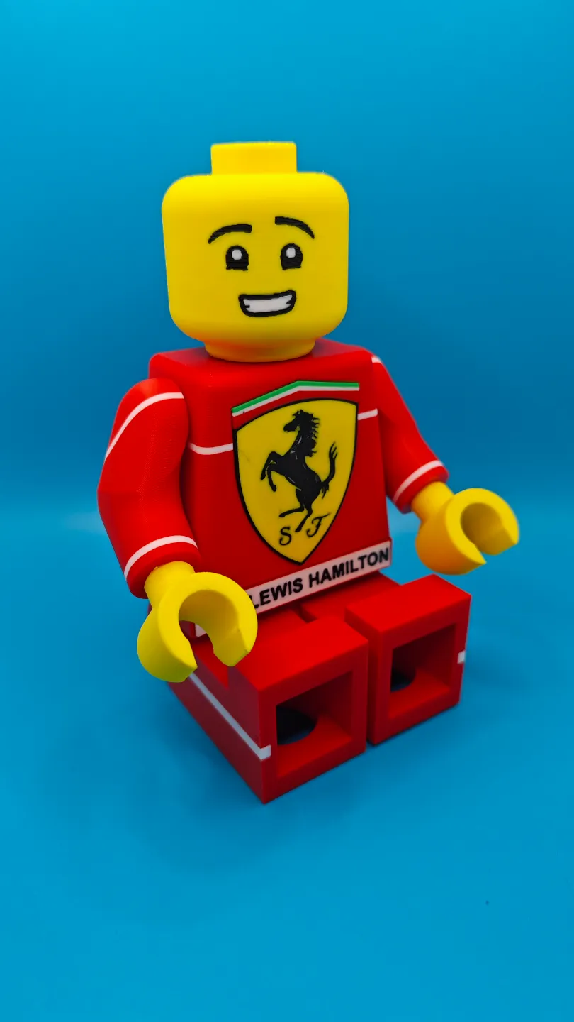 Figura de Lego F1 - Lewis Hamilton (500%) por P78 MakerWorld: Descarga ...