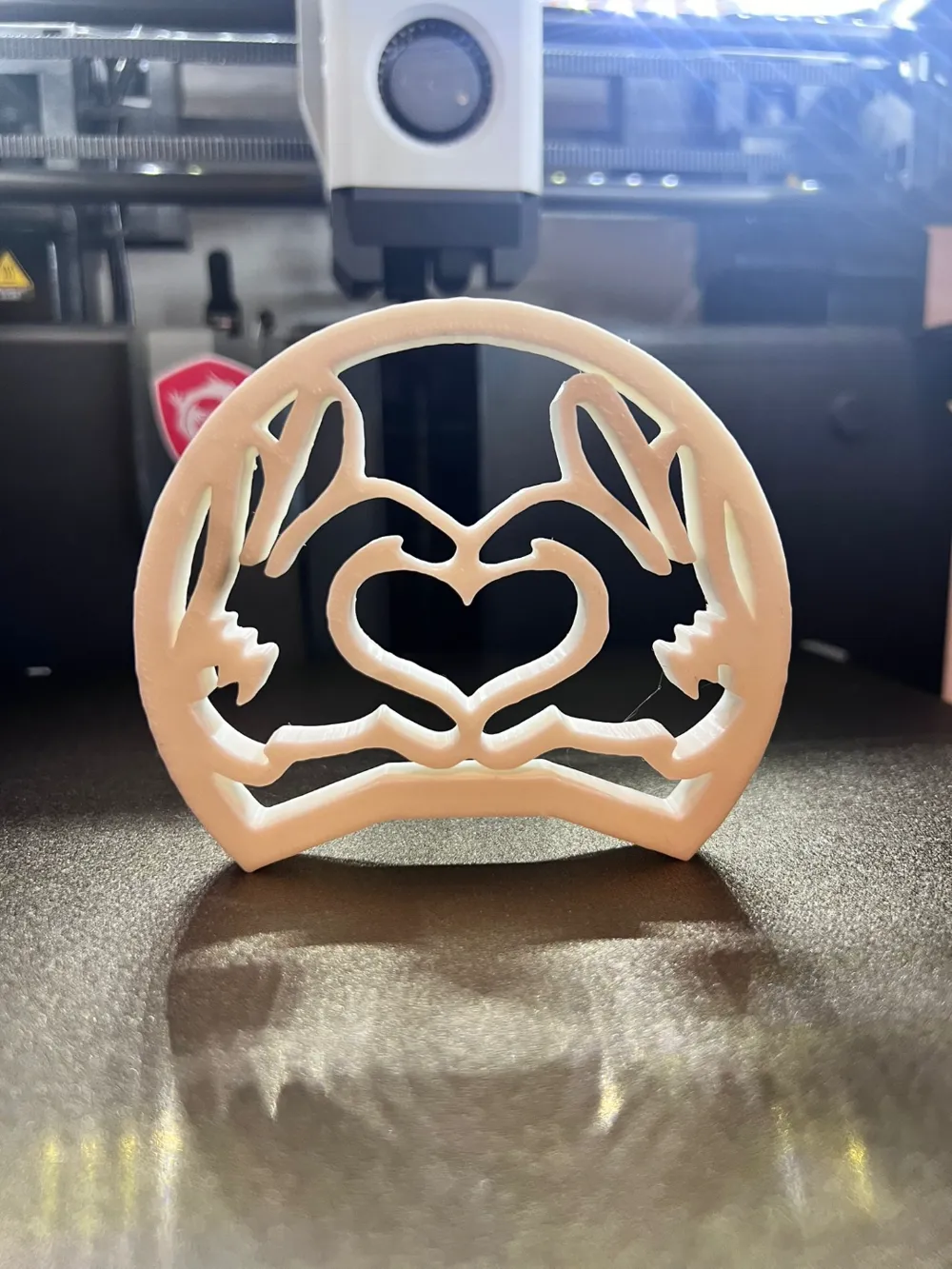 valentines mickey mouse hand heart ornament by Fatalchaos25 - MakerWorld