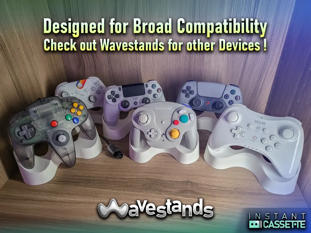 Sega MegaDrive / Genesis Controller Stand - Free 3D Print Model ...