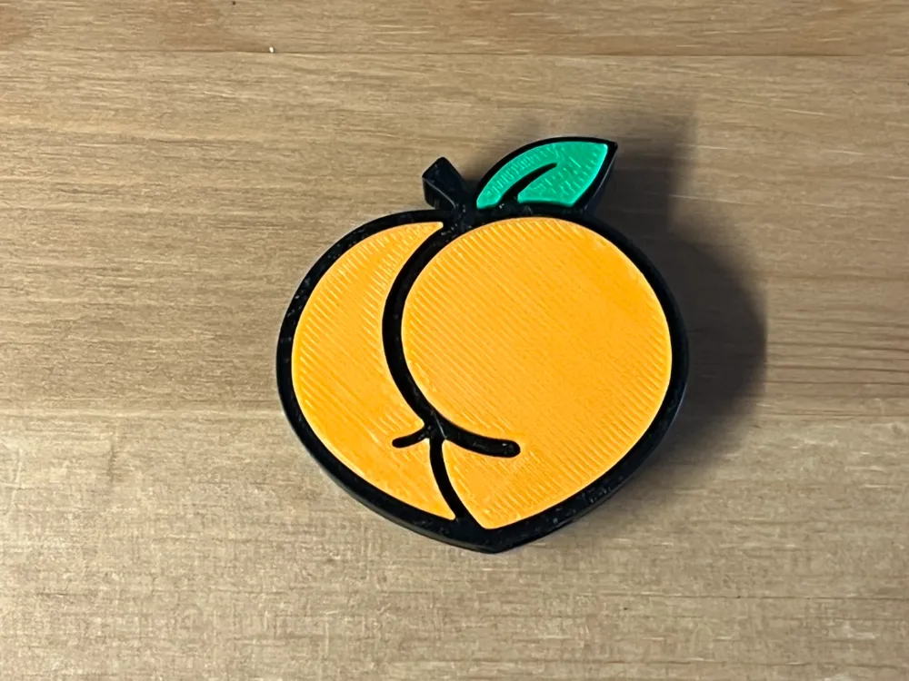 peach stanley straw topper by Morganja MakerWorld: Download Free 3D Models