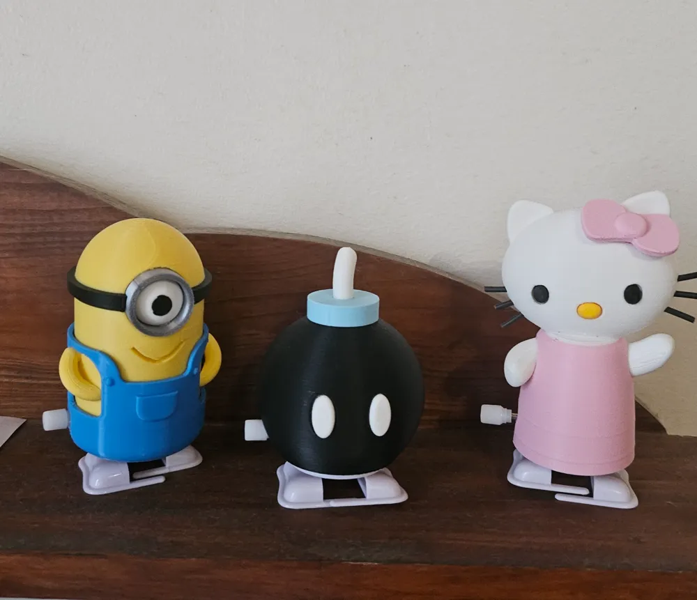 wind-up cat hello kitty fan art by Mimi home decoration MakerWorld ...