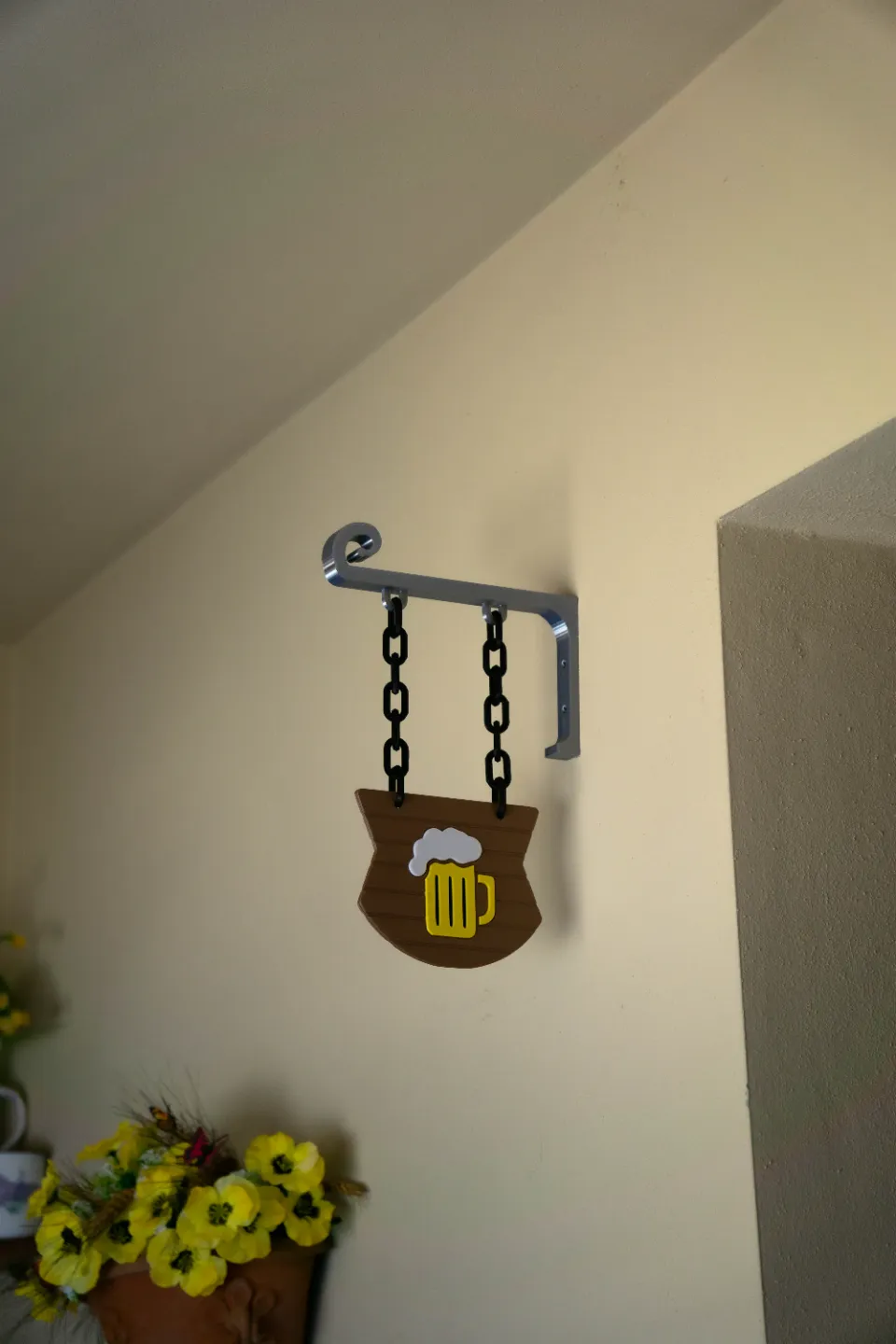 Hanging Tavern Sign with Beer Mug Design by House of 3D MakerWorld ...