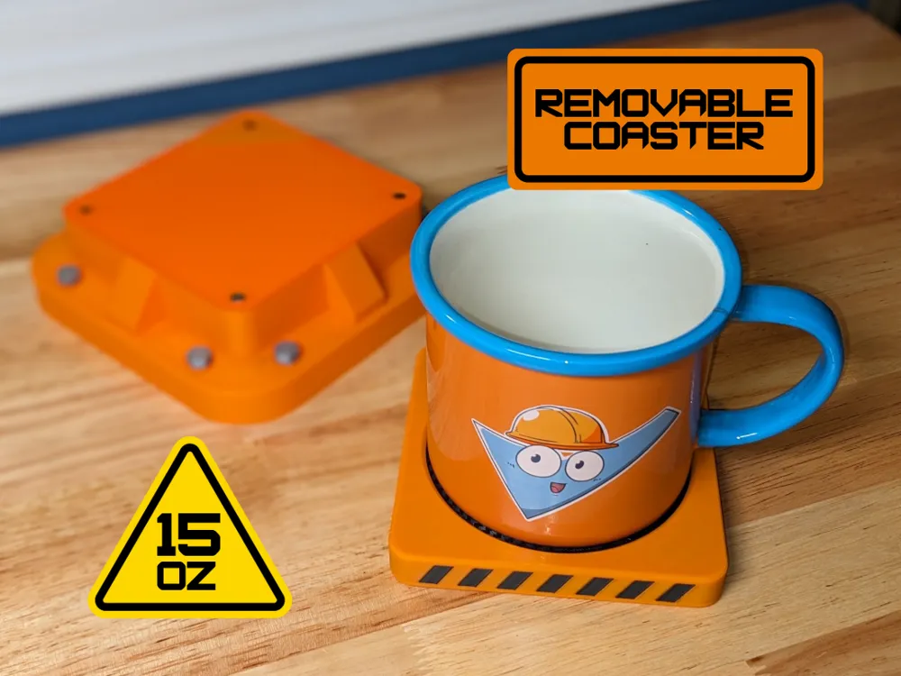 Satisfactory 15oz Mug Display w/Removable Coaster by Prometheus ...