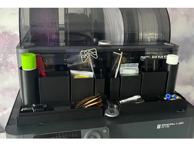 Bambulab P1S P1P X1C AMS Box Storage Box AMS UPGRADE by 3DPrintCreator ...
