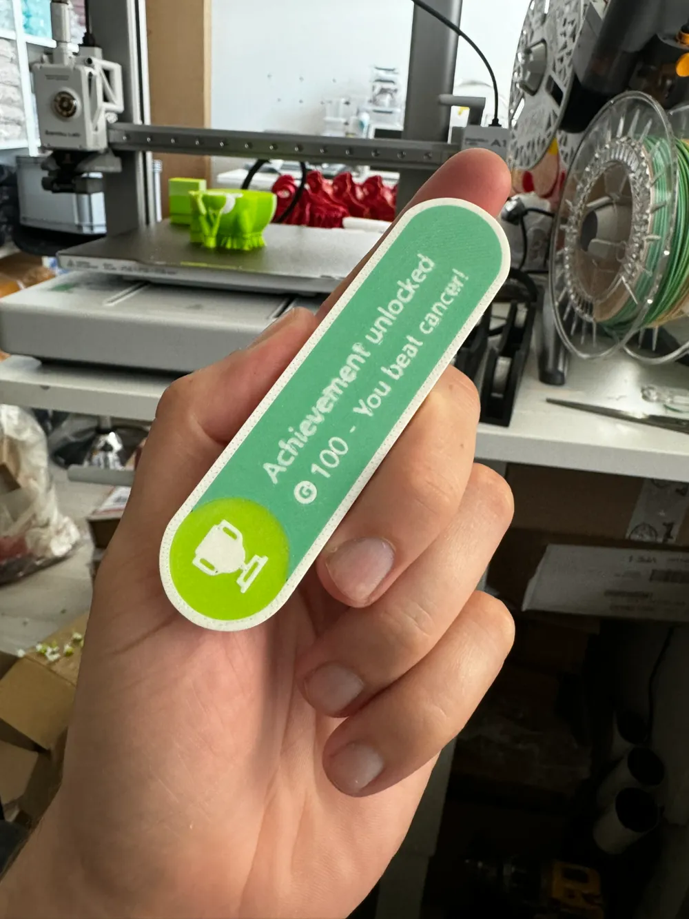 Xbox Achievement unloced - You beat cancer by Kazy - MakerWorld