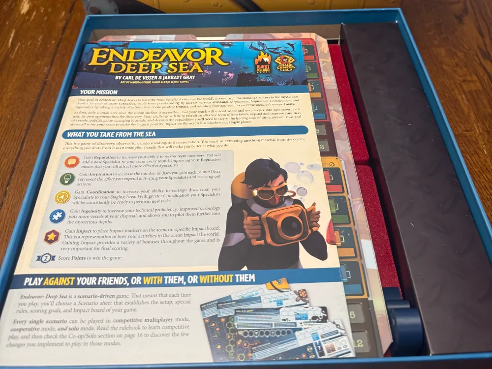 Endeavor Deep Sea Board Game Insert Remixed by stormin 4 MakerWorld ...