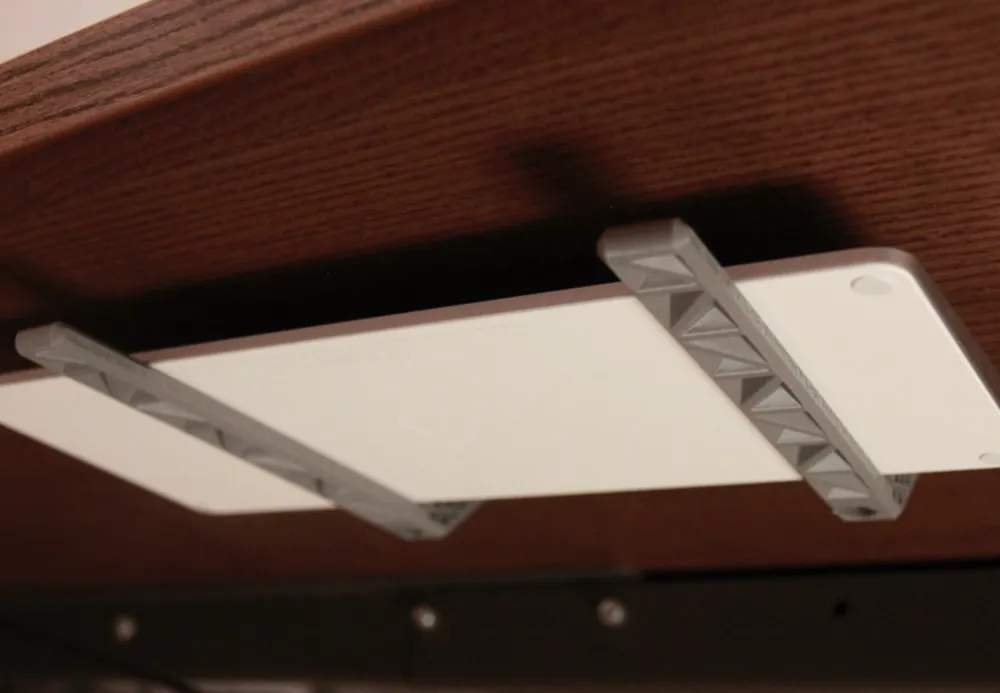 Under Desk Keyboard Mount Bracket V0 by Name Cantbeblank - MakerWorld