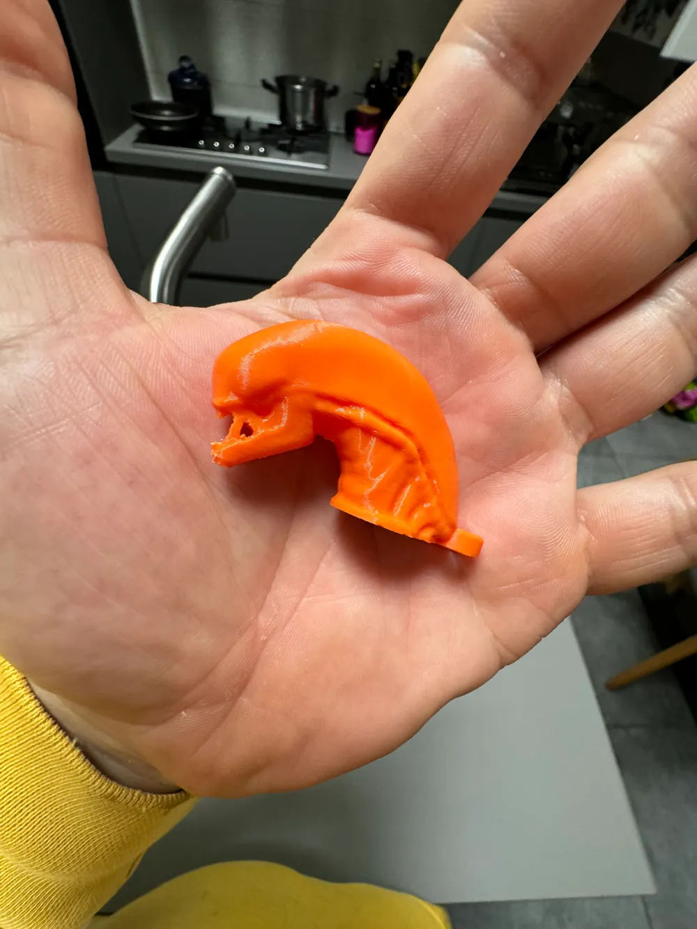 Alien Xenomorph Keychain by ghostchili3d - MakerWorld